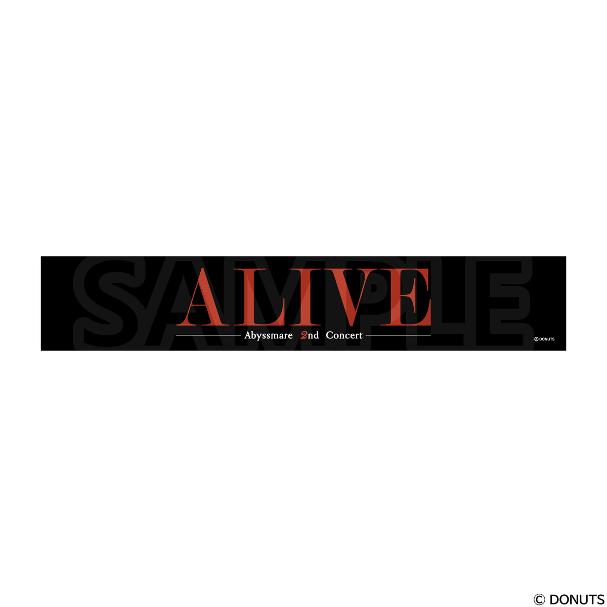 Abyssmare 2nd Concert - ALIVE - マフラータオル – D4DJ OFFICIAL ONLINE STORE