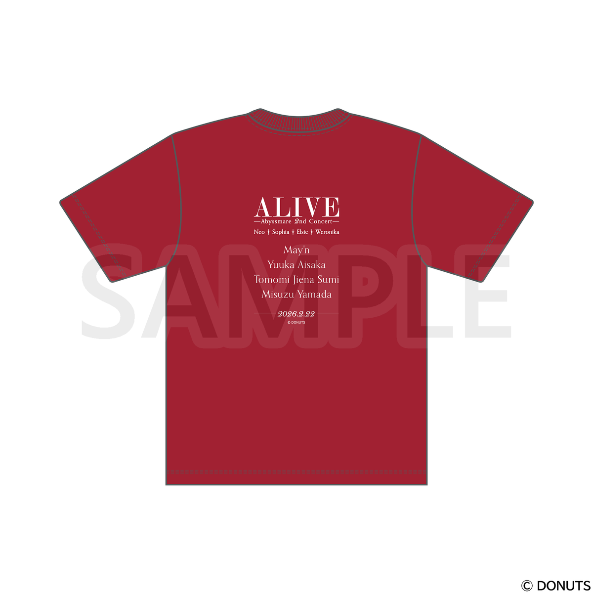 Abyssmare 2nd Concert - ALIVE - Tシャツ – D4DJ OFFICIAL ONLINE STORE